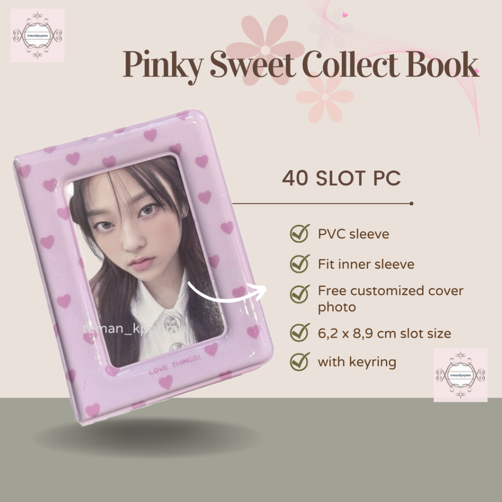 Jual Pinky Sweet Collect Book 1P Kolbuk isi 40 Slot Photocard Kpop ...