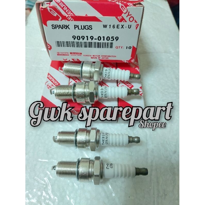 Jual Busi spark plugs Denso 1set (4pc) Toyota Kijang 4k Ori | Shopee Indonesia