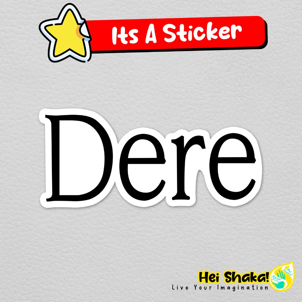 Jual Stiker DERE LOGO Theresia Margaretha Gultom Sticker Musisi Musik ...