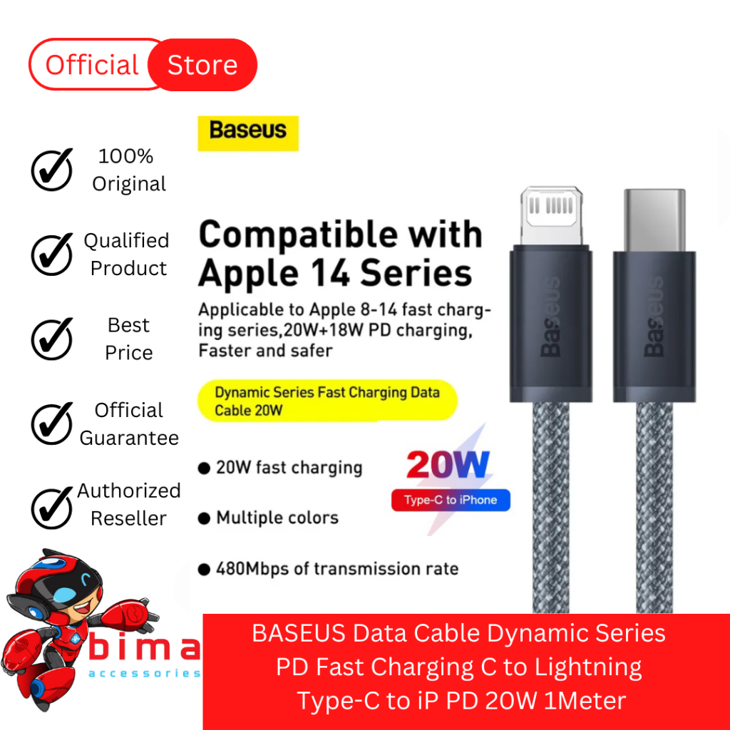 Jual Baseus Kabel Data Cable Pd Fast Charging C To Lightning Type C To