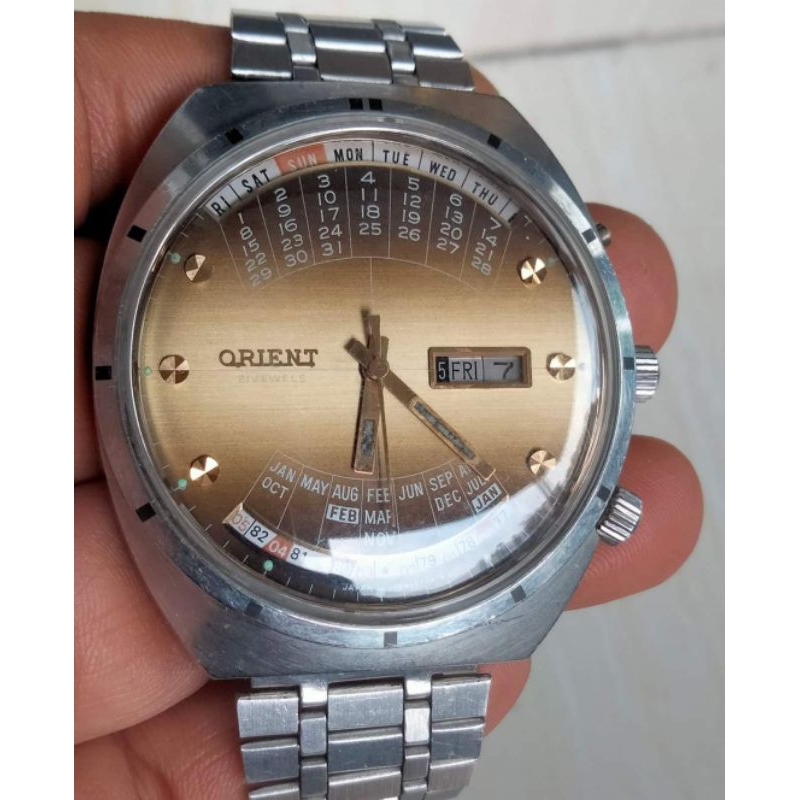 Jual Jam ORIENT multi year calendar AUTOMATIC ORIGINAL Vintage | Shopee ...