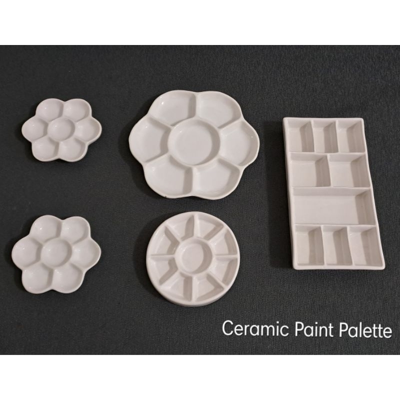 Jual Ceramic Palette Palet Lukis Keramik Cat Air Watercolor | Shopee ...