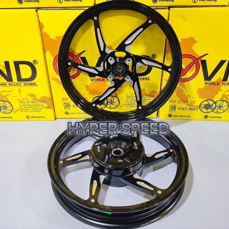 Jual VND Velg Racing Six Star V2 Ukuran 1.60/1.85 x 14 - Vario 125/ Vario 150 | Shopee Indonesia