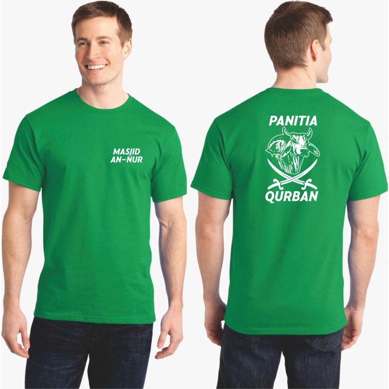 Jual kaos panitia kurban Baju Seragam panitia Kurban Baju custom Kaos ...
