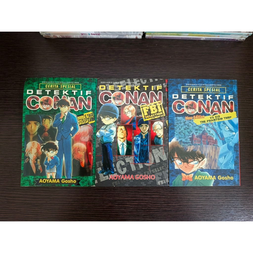 Jual Komik Detektif Conan Cerita Spesial vs Kid Double Face FBI set | Shopee Indonesia