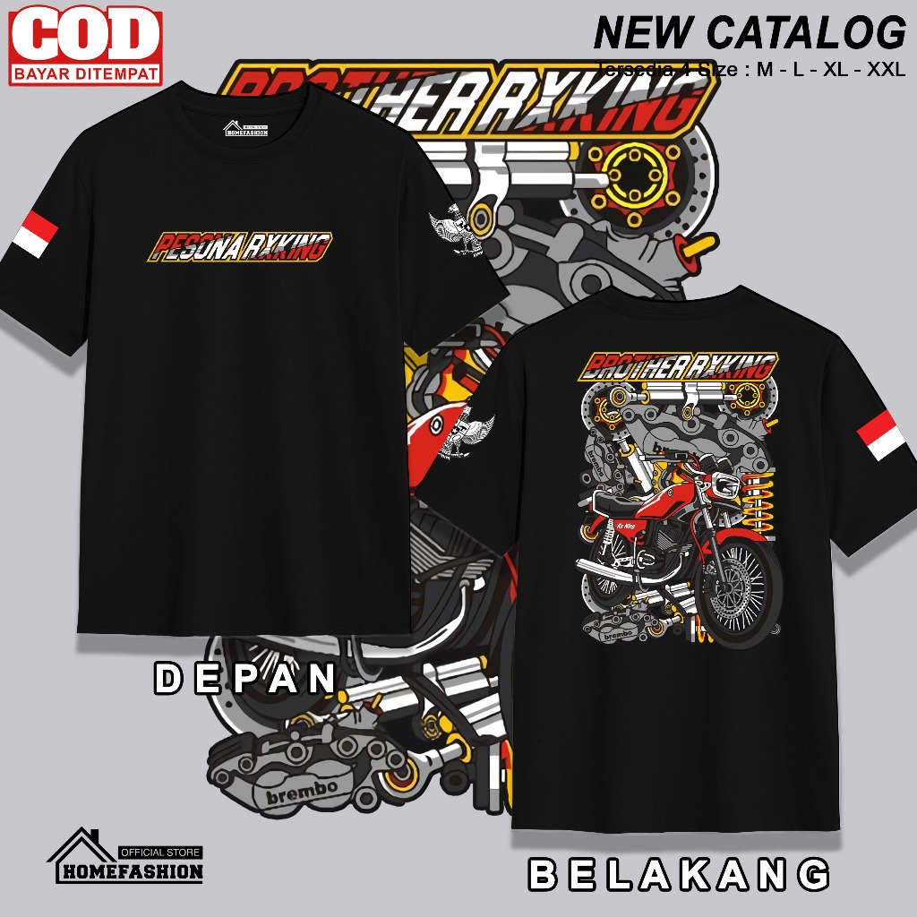 Jual KAOS PRIA YAMAHA PESONA RX-KING BLACK | SIMPLE, DINAMIS, DAN ...