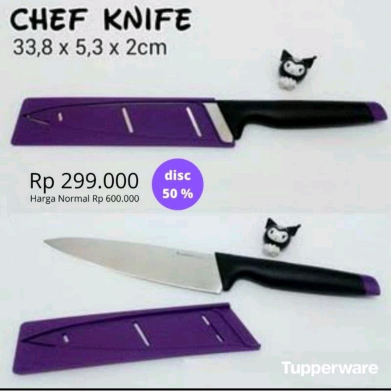 Jual Chef knife / Kitchen knife /Pisau dapur / Pisau Tupperware ...