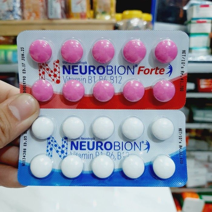 Jual Neurobion Putih & Neurobion Forte Pink Strip 10 Tablet - Vitamin ...