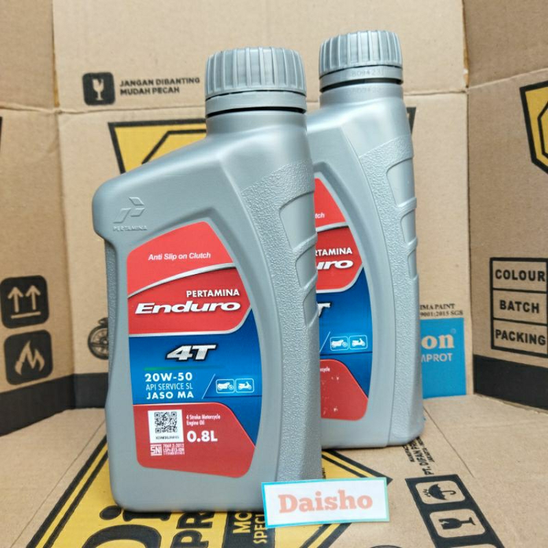 Jual OLI MESIN ENDURO 4T SAE 20W 50 ISI 800ML DAN 1 LITER PERTAMINA | Shopee Indonesia
