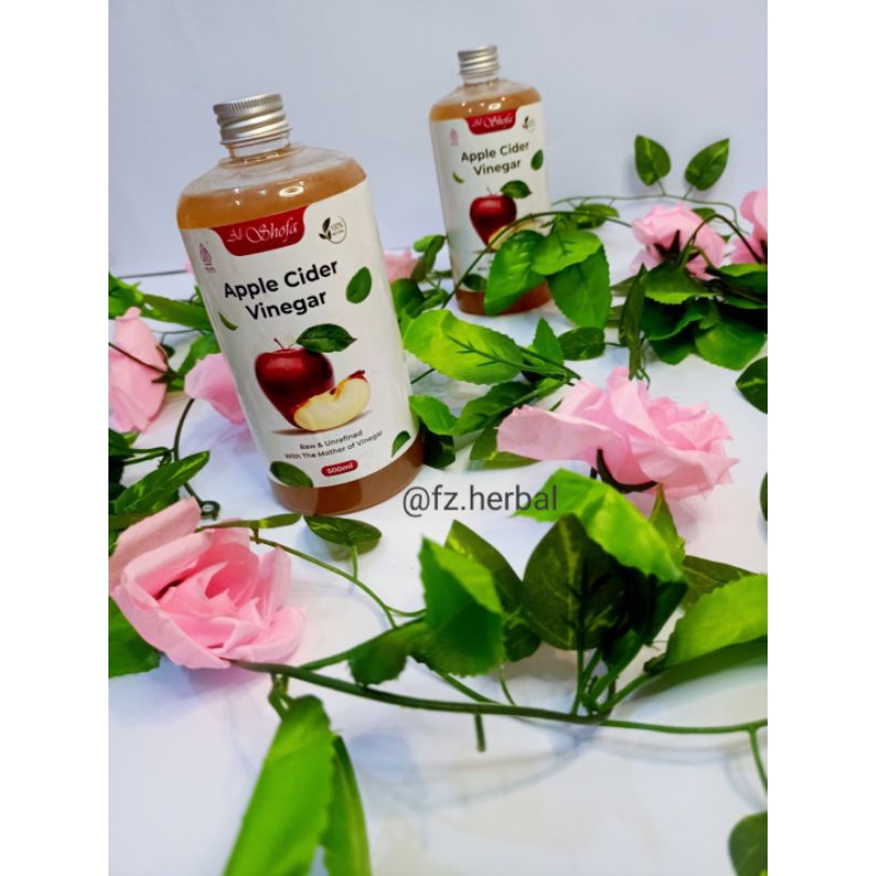 Jual Cuka Apel Halal dan Organik Al shofa 500ml | Shopee Indonesia