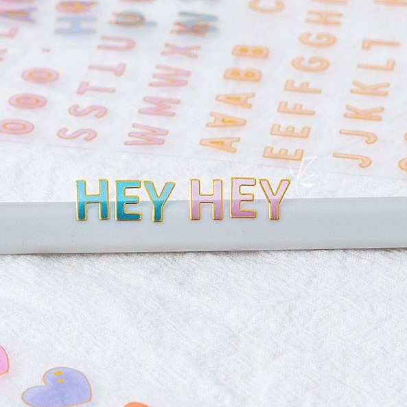Jual PVC sticker alphabet letter number angka huruf water proof ...