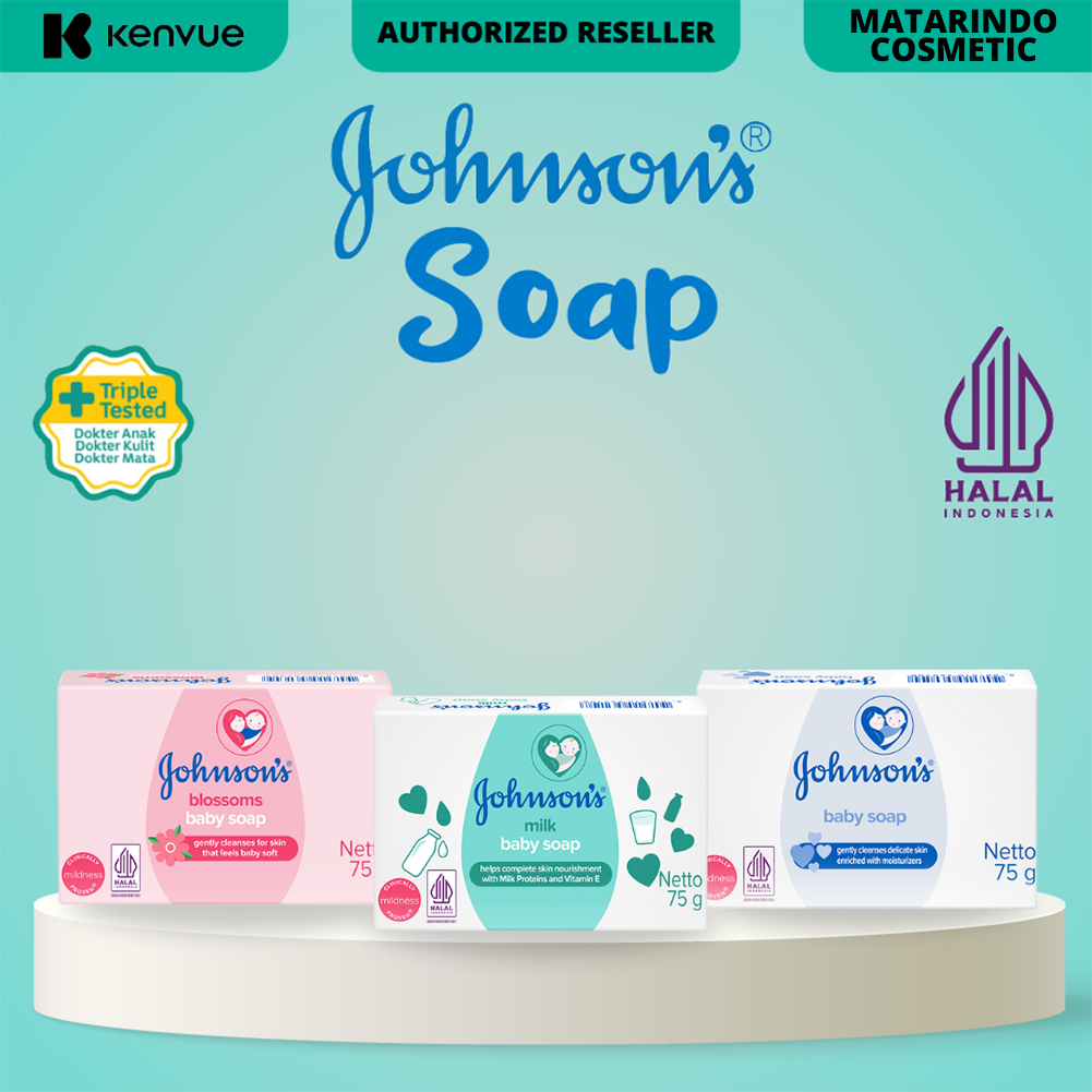 Jual Johnsons Baby Soap Bar 75 gr | Shopee Indonesia
