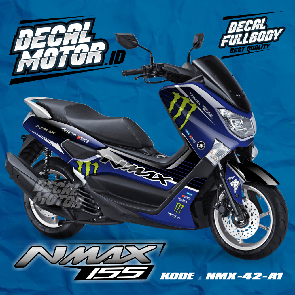 Jual STIKER DECAL NMAX OLD 150 155 TAHUN 2015 2016 2017 2018 2019 MOTIF ...
