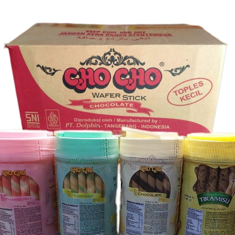 Jual 12 Toples Chocho Ratu Stick Wafer Cream Varian Rasa Sekarton ...