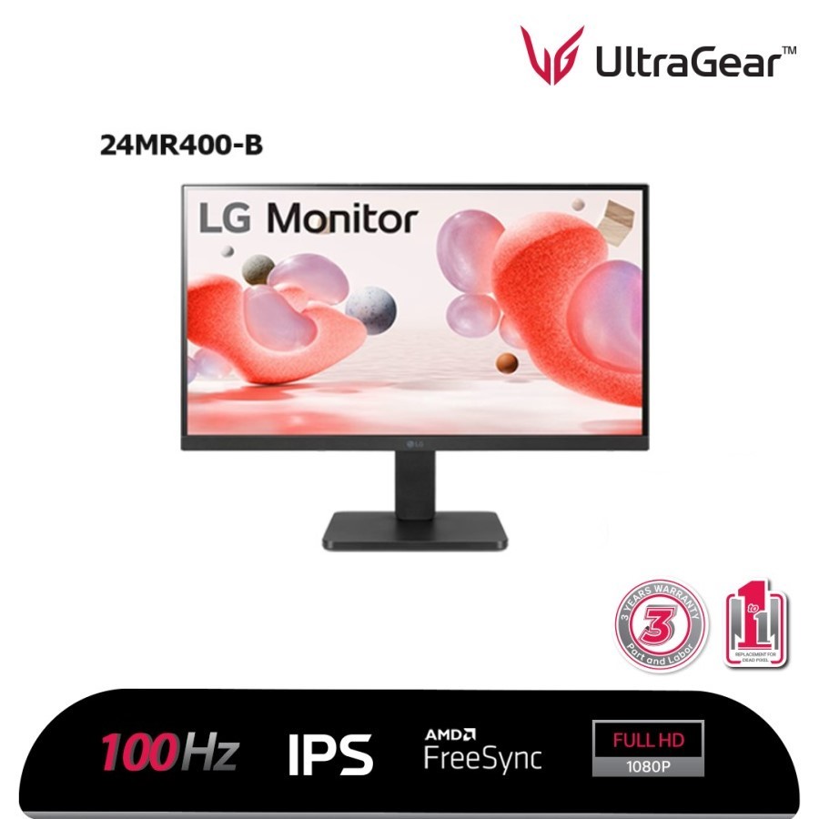 Jual LG 24MR400-B 24 Inch Monitor - FHD IPS 100Hz 5ms | Shopee Indonesia