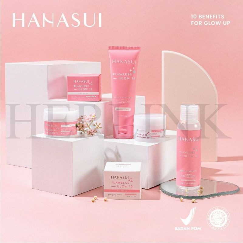 Jual HANASUI FLAWESS GLOW 10 SERIES | Shopee Indonesia