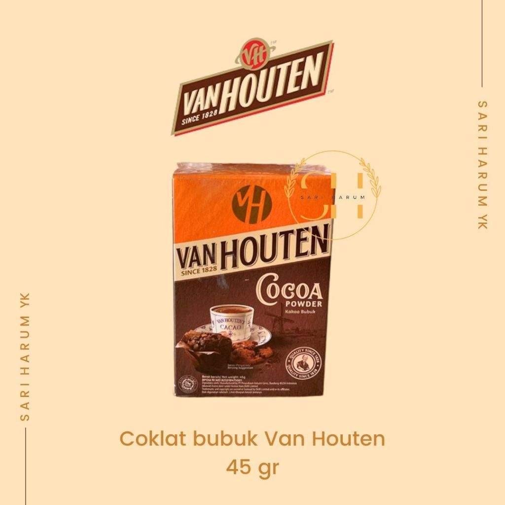 Jual Coklat bubuk | Cocoa powder | bubuk coklat | VanHouten 40gr ...