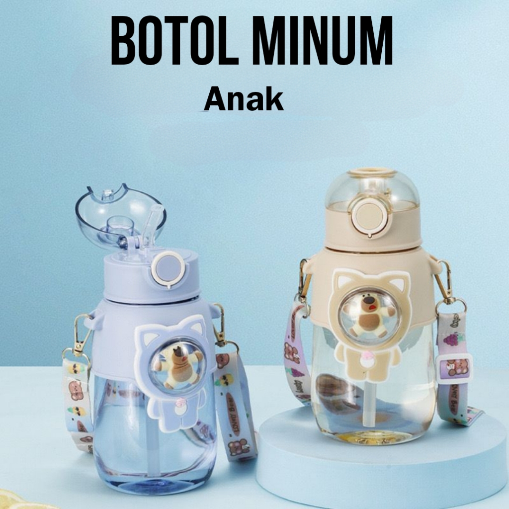 Jual BOTOL MINUM ANAK KARAKTER LUCU 700 ML ANTI TUMPAH /BOTOL MINUM ...