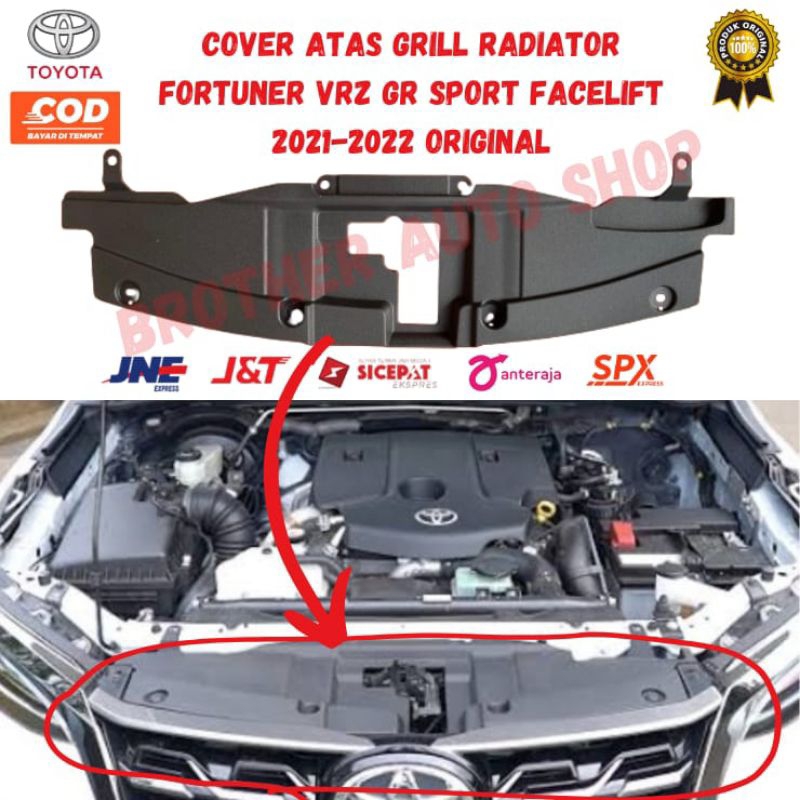 Jual COVER ATAS GRILL RADIATOR FORTUNER VRZ GR SPORT FACELIFT 2021/2022 ...
