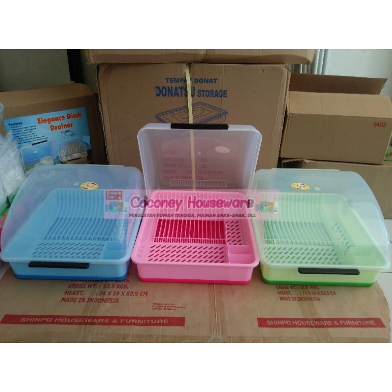 Jual Rak Piring Korea / Rak Piring Tutup / Rak Piring NAGATA / Tempat ...