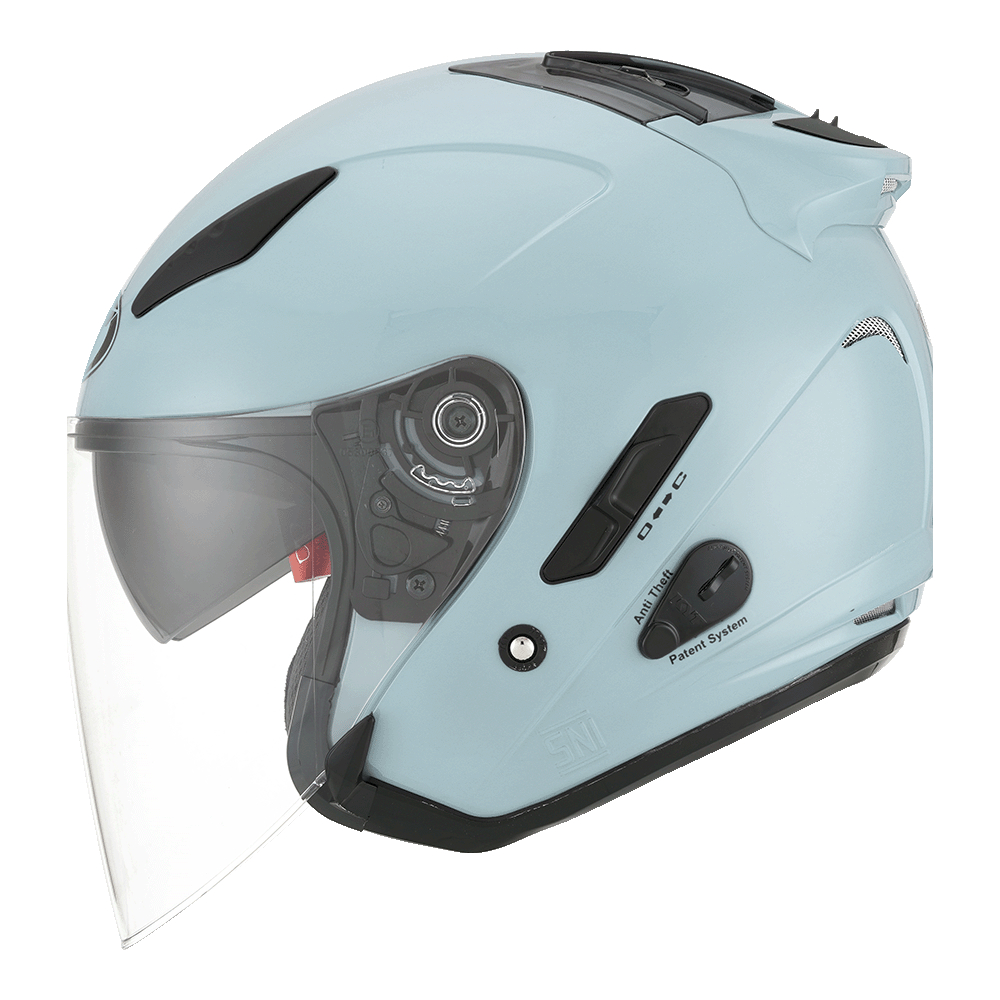 Jual HELM KYT GALAXY FLAT R SOLID - STEEL BLUE | Shopee Indonesia