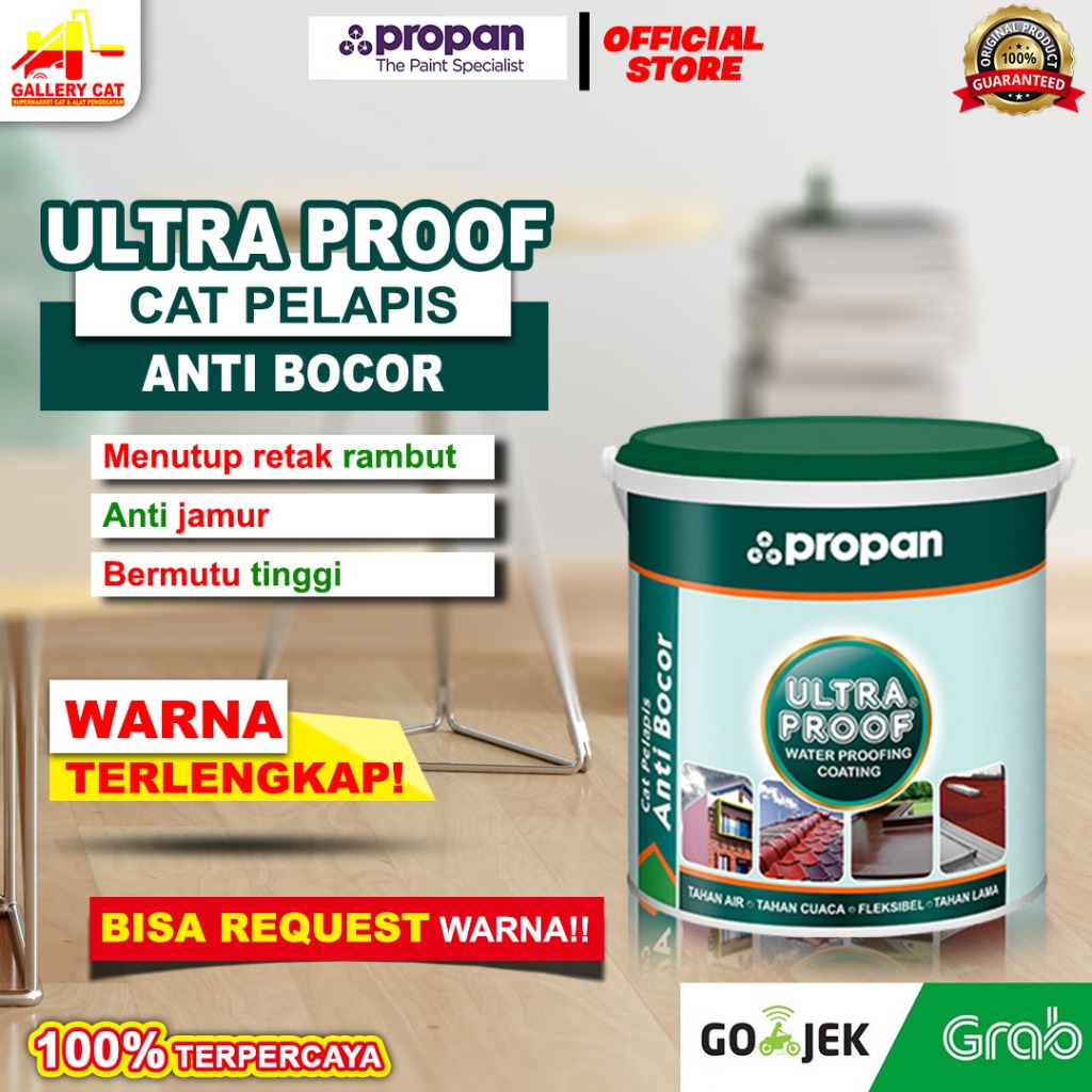 Jual CAT TEMBOK WATERPROOFING PROPAN ULTRAPROOF 1KG CAT ANTI BOCOR ...