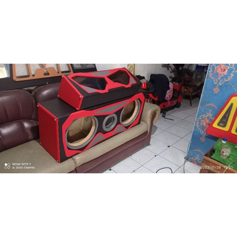 Jual Box subwoofer dual subwoofer full spec Inova reborn | Shopee Indonesia