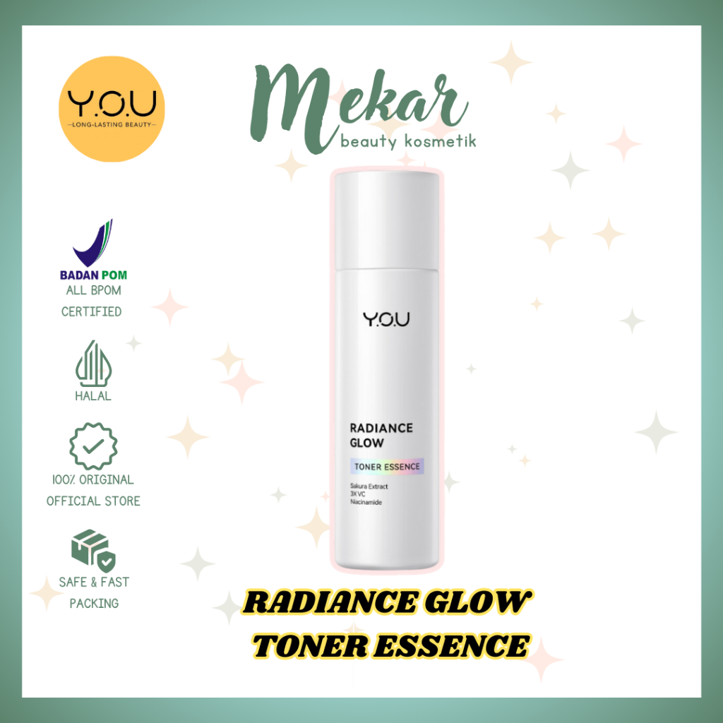 Jual YOU Radiance Glow Toner Essence | Brightening Vitamin C ...