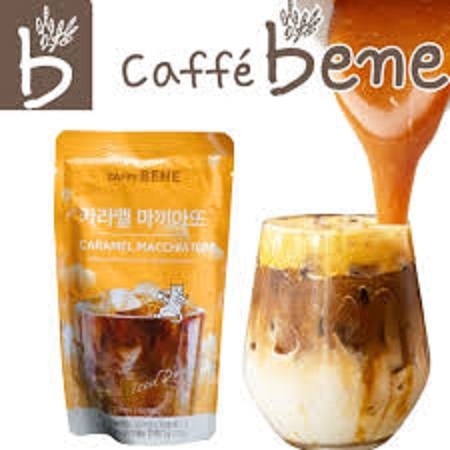 Jual CAFFE BENE Caramel Macchiato Pouch Coffee 190ml | Shopee Indonesia
