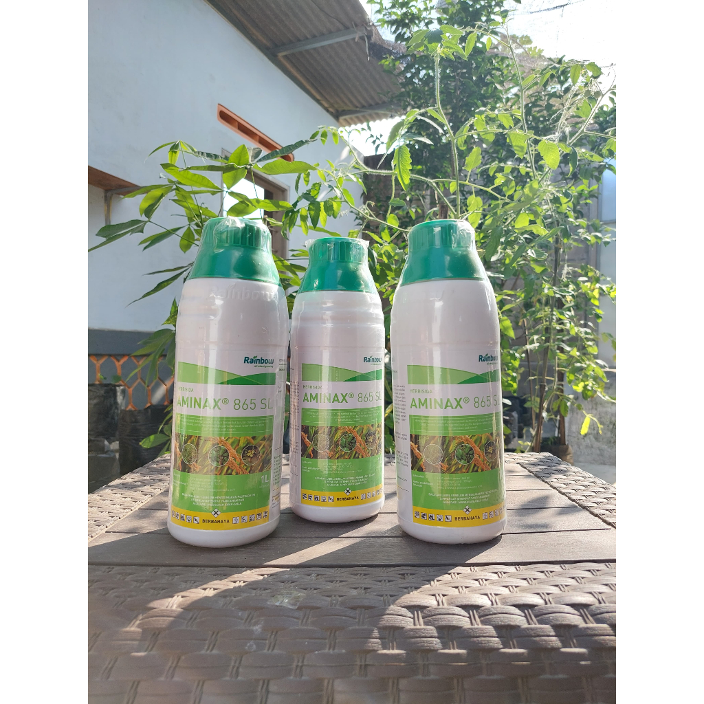 Jual HERBISIDA Sistemik Selektif Purna Tumbuh Tanaman Padi AMINAX 865SL ...