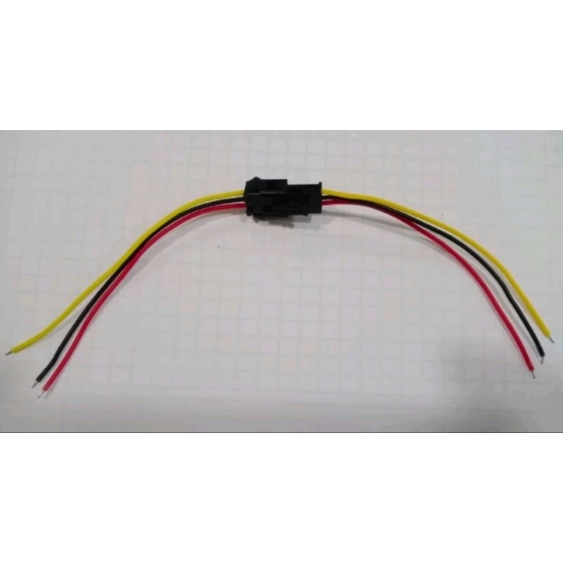 Jual Kabel 3P Soket Terminal Kabel Jantan Betina Konektor 3 Pin SM ...