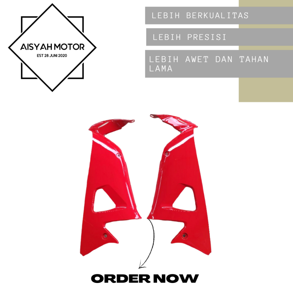 Jual Sayap Dalam Honda Supra Fit New Warna Merah | Shopee Indonesia
