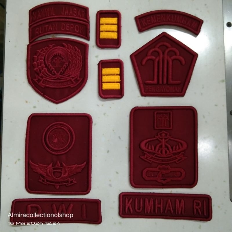 Jual BED LAPAS EMBLEM LAPAS logo lapas bordir timbul | Shopee Indonesia