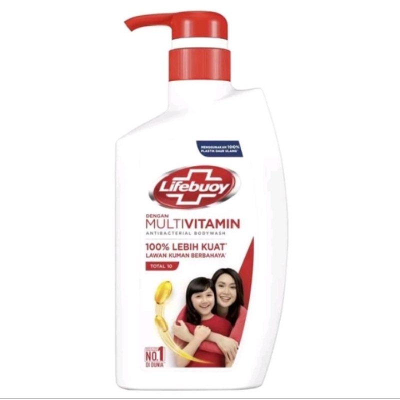Jual Lifebuoy Bodywash Antibacterial Total 10 Pump 500ml | Shopee Indonesia