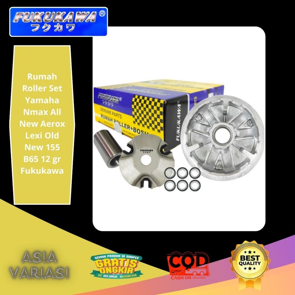 Jual Rumah Roller Set Yamaha Nmax All New Aerox Lexi Old New 155 B65 12 ...