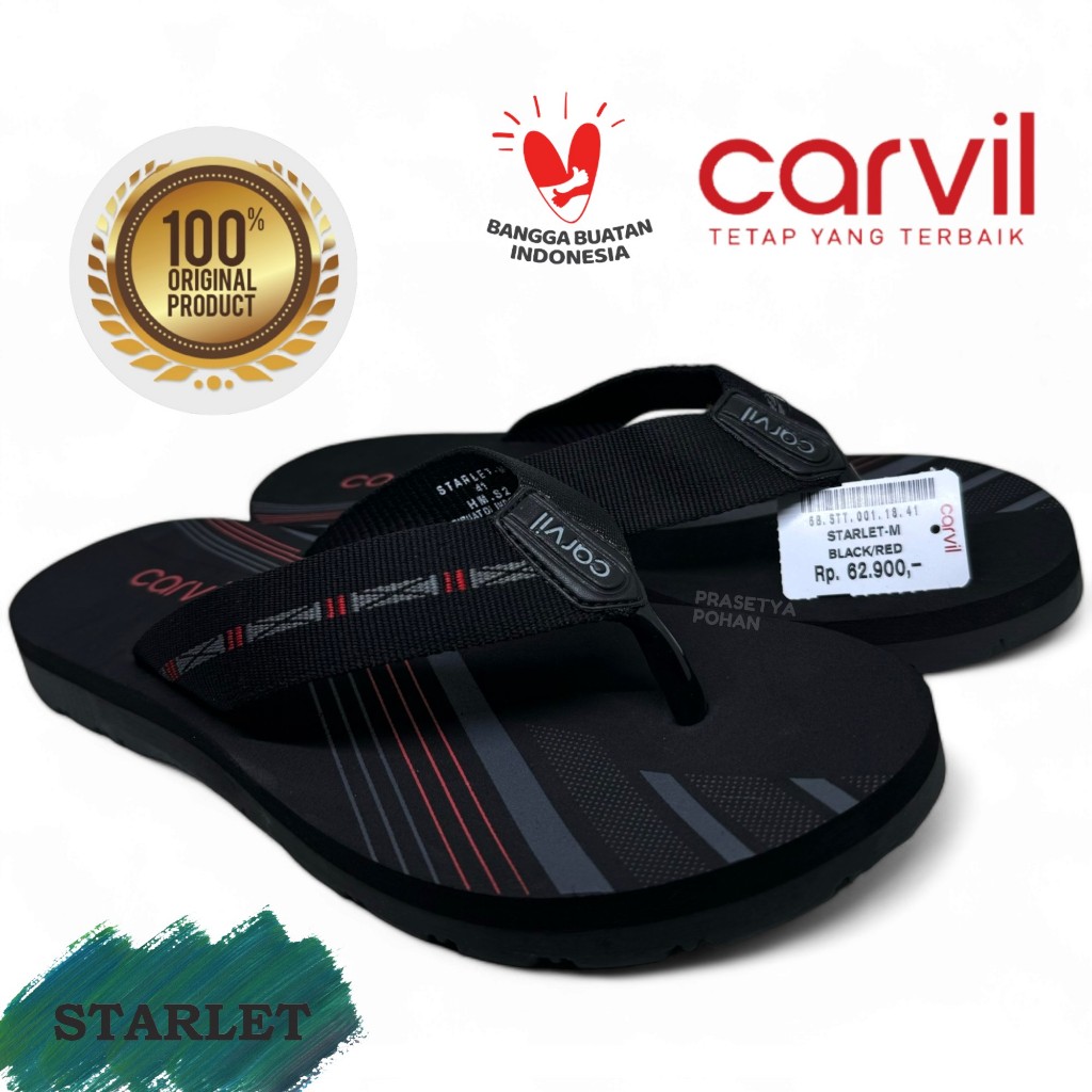 Jual Sandal Pria Carvil Original Anti Air - Sendal Carvil Pria Original ...