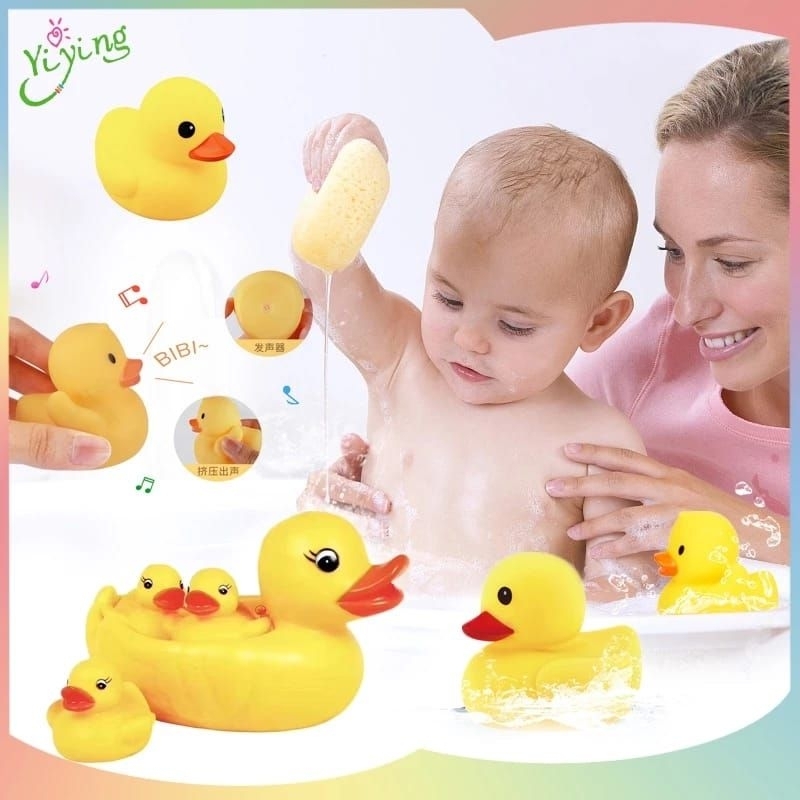 Jual [moon baby] MAINAN BEBEK MAINAN MANDI BAYI / BEBEK NYIT NYIT ...