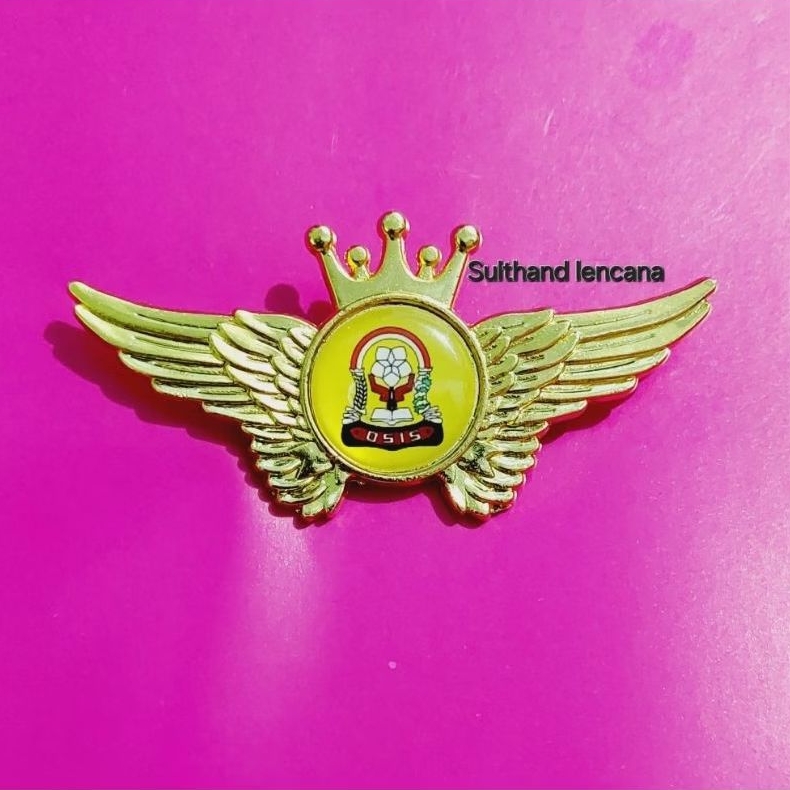 Jual PIN OSIS SMP - BROS OSIS SMP MODEL WING MAHKOTA | Shopee Indonesia