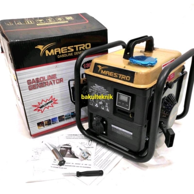 Jual genset mini 1300 watt genset maestro MT2200l genset portable ...