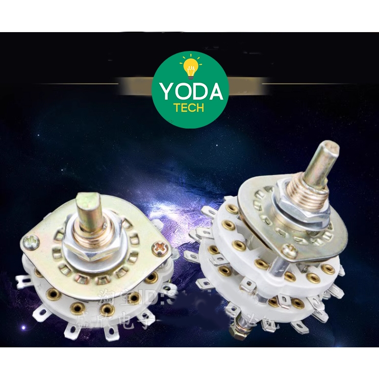 Jual Rotary potensio Selector Switch two layer (8783) | Shopee Indonesia