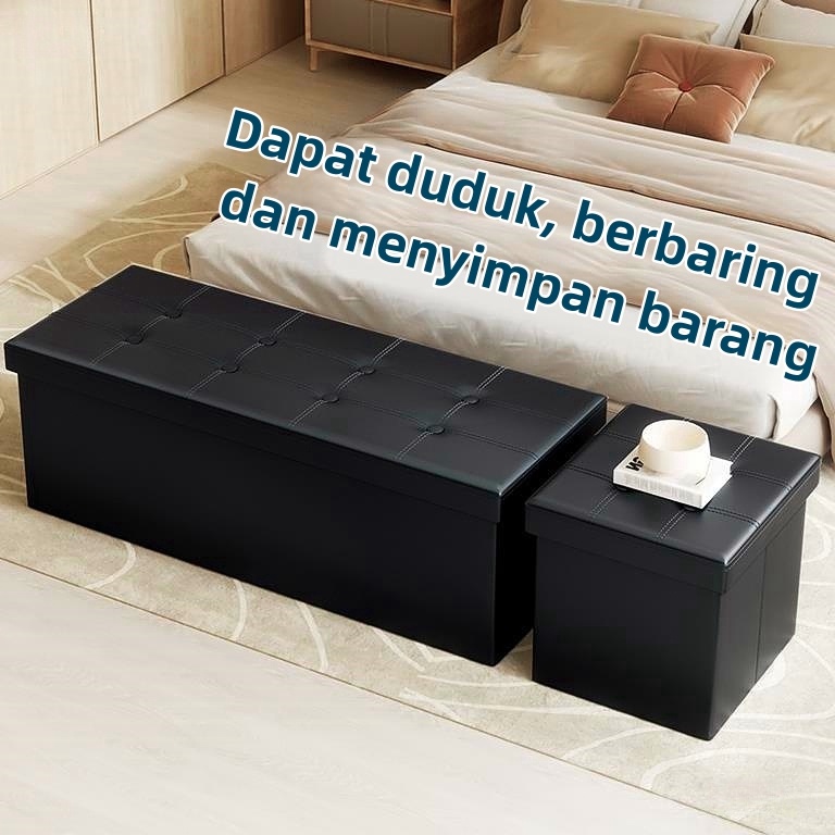 Jual Paling Sesuai Leather Storage Box Kotak Sofa Penyimpanan Kursi ...