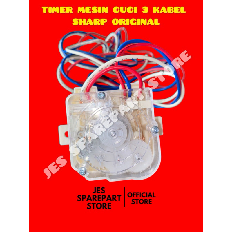 Jual TIMER MESIN CUCI 3 KABEL SHARP ORIGINAL | Shopee Indonesia