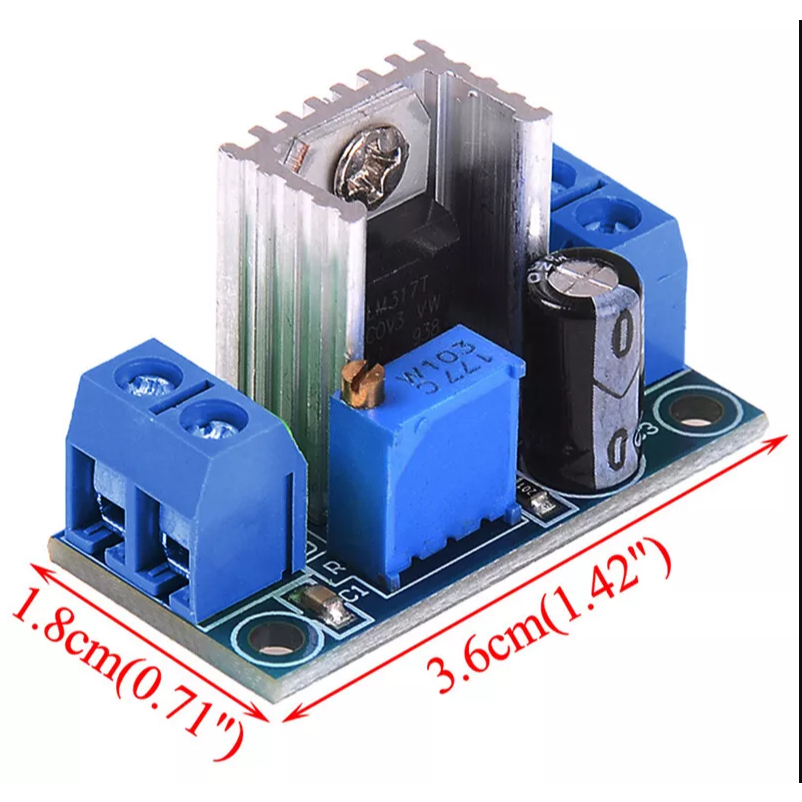 Jual Module Modul LM317 LM 317 Power Supply Step down Buck Converter DC TO DC Adjustable ...