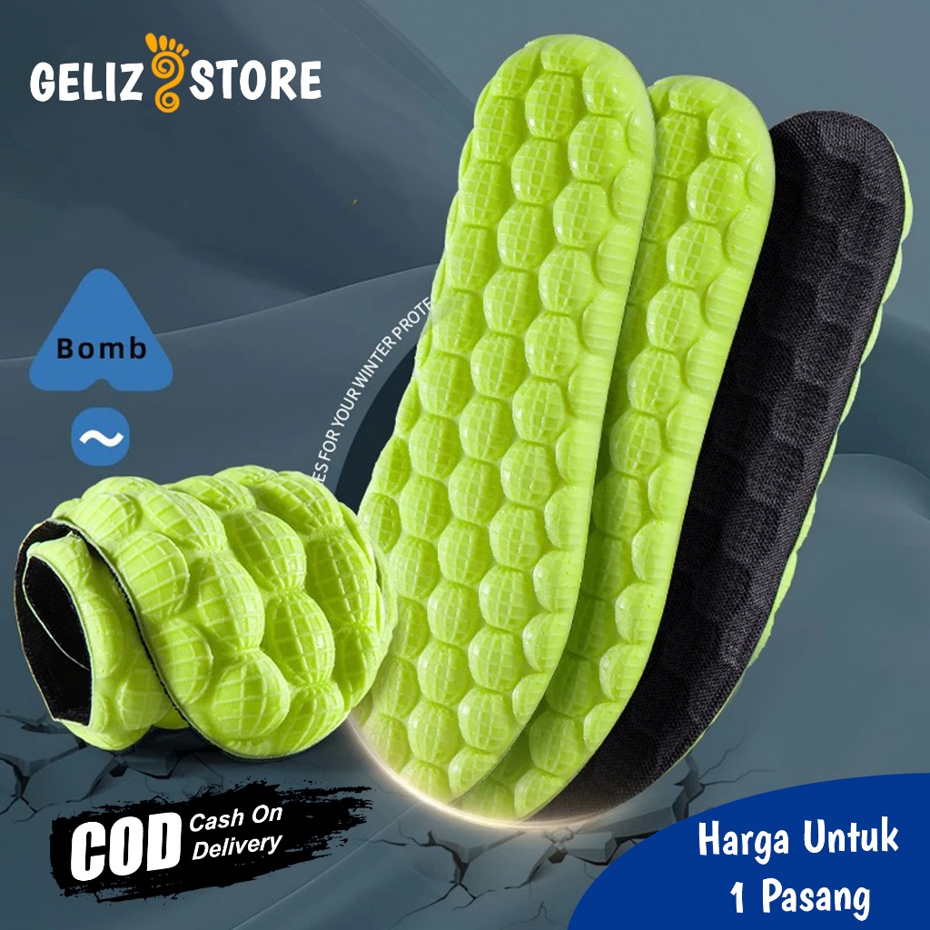 Jual Insole Sepatu Alas Kaki Sepatu Olahraga Tebal Empuk Ringan Sol ...