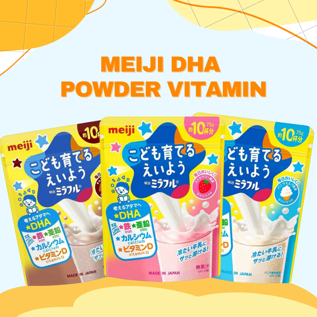 Jual MEIJI MIRAHURU DHA Powder Supplement/Vitamin For Kids - Made In ...