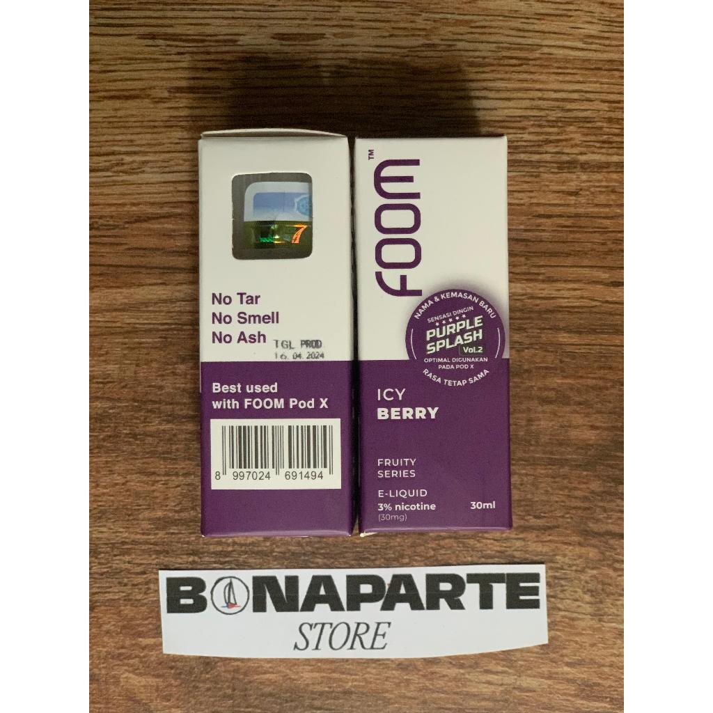 Jual Foom Icy Berry Salt Nic 30ml 30mg Cukai 2024 | Shopee Indonesia