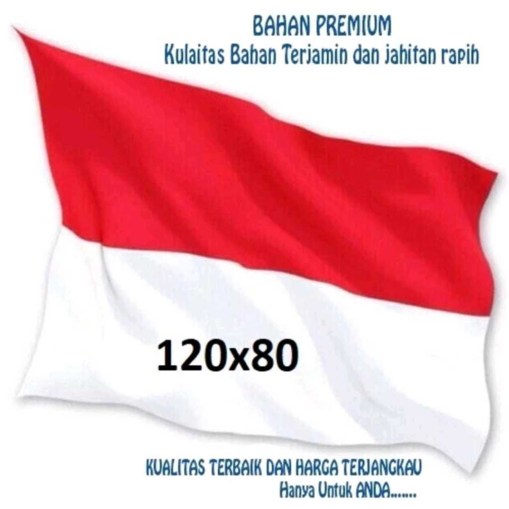Jual BENDERA GARUDA MERAH PUTIH INDONESA UK 120 DEKORASI AGUSTUS ...