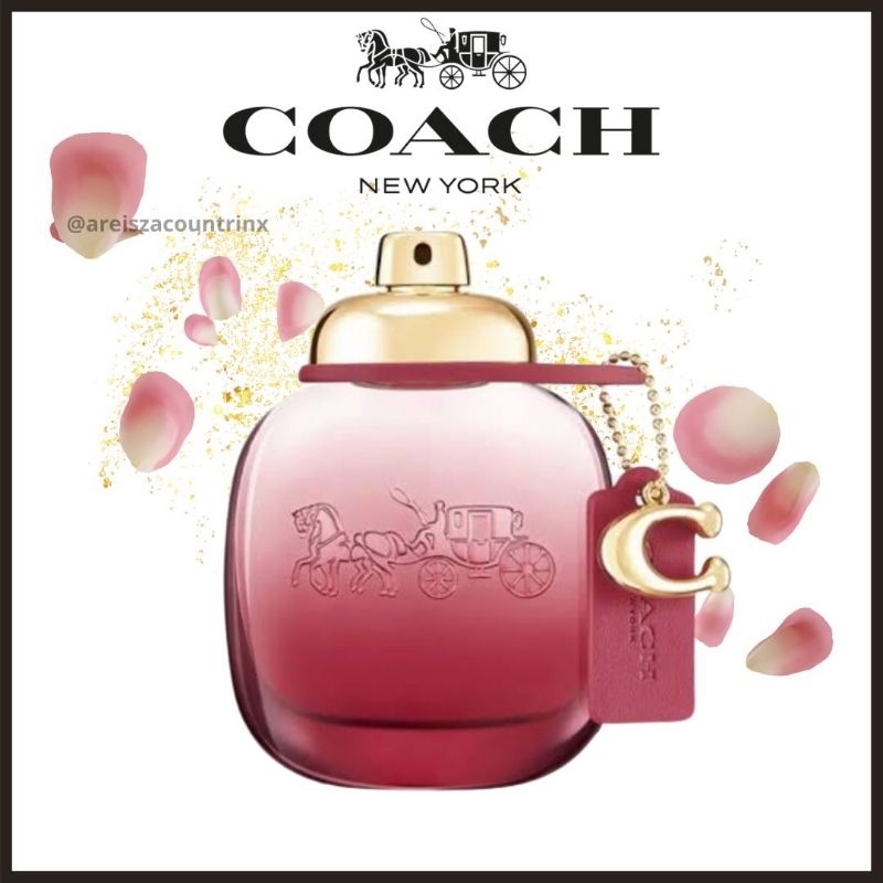 Jual COACH New York Wild Rose for Women EDP 30ml / 90ml | Shopee Indonesia