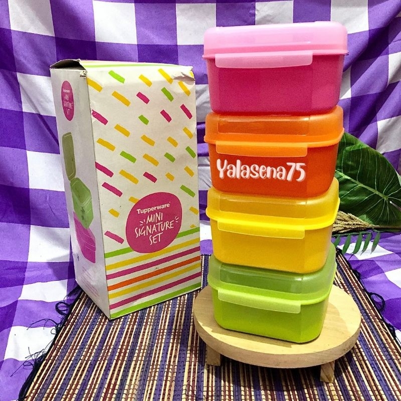 Jual Mini Signature New Original Tupperware | Shopee Indonesia