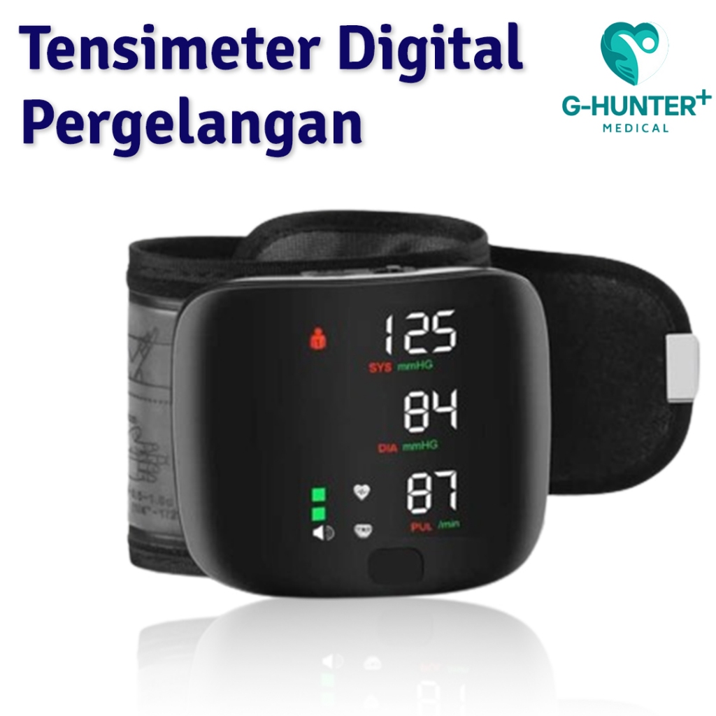 Jual Tensimeter Digital Pergelangan Tangan / Gelang Tensimeter Pengukur ...